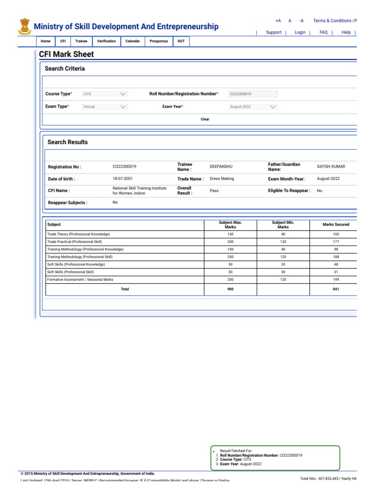 Marksheet Verification | PDF