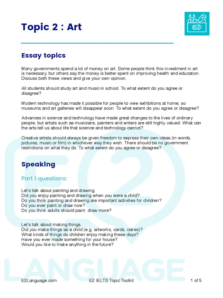 Art Essays & Topics | PDF | Paintings | Sculpture