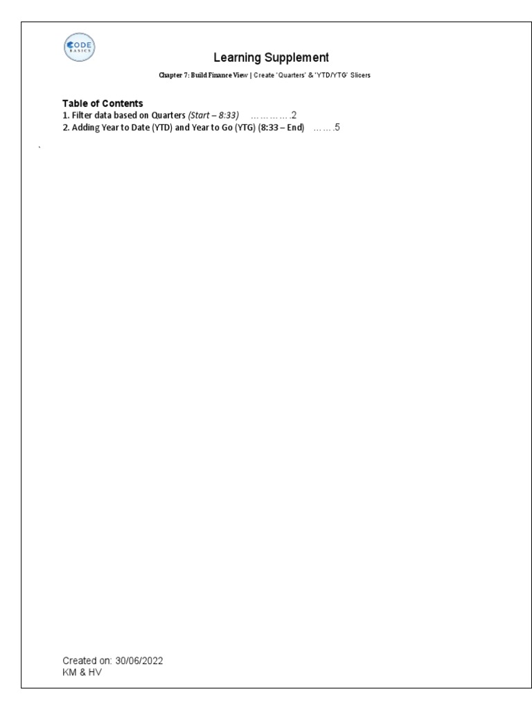 Finance View l8 Learning Supplement | PDF | Computer Science | Computer ...