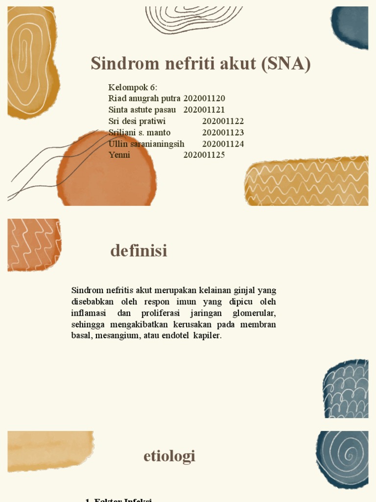 Sindrom Nefritik Akut (Sna) | PDF