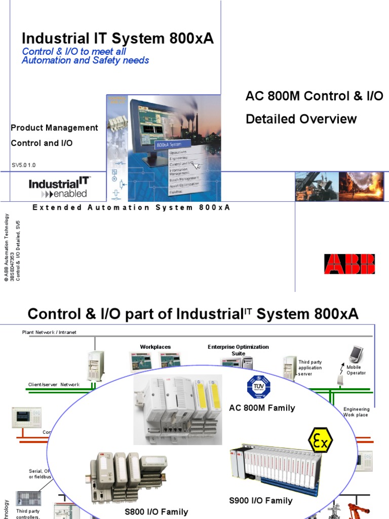 3BSE047353 1.0 en System 800xa 5.0 Control and IO Detailed Presentation | PDF | Modem | Computer ...