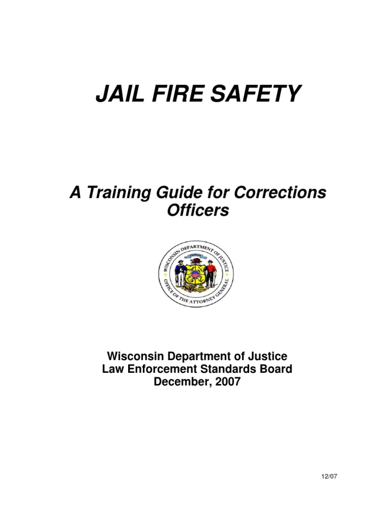 Jail Fire Safety: A Training Guide For Corrections Officers | PDF ...