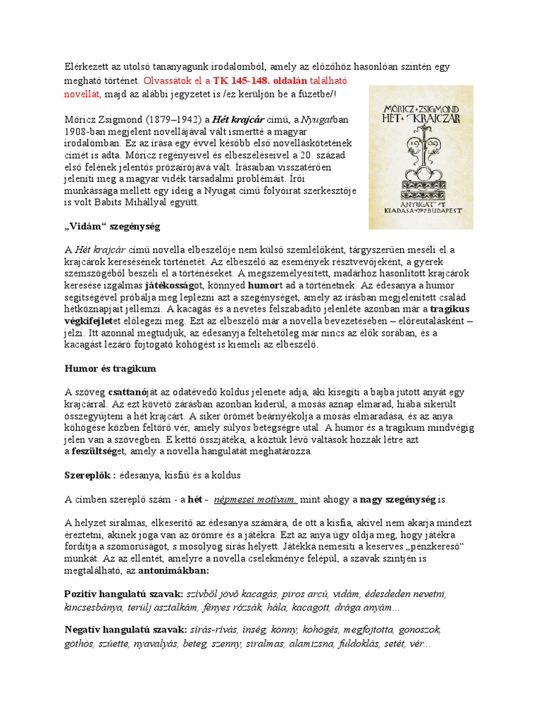 5.oszt - Magyar Irodalom | PDF