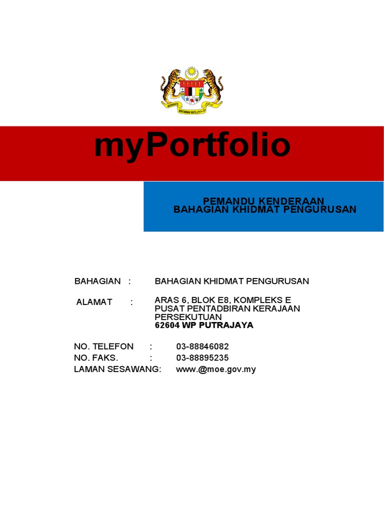 Myportfolio Pemandu H11 | PDF