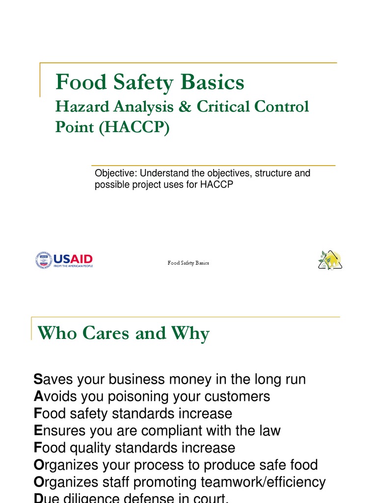 0211 Slide | Hazard Analysis And Critical Control Points | Food Safety