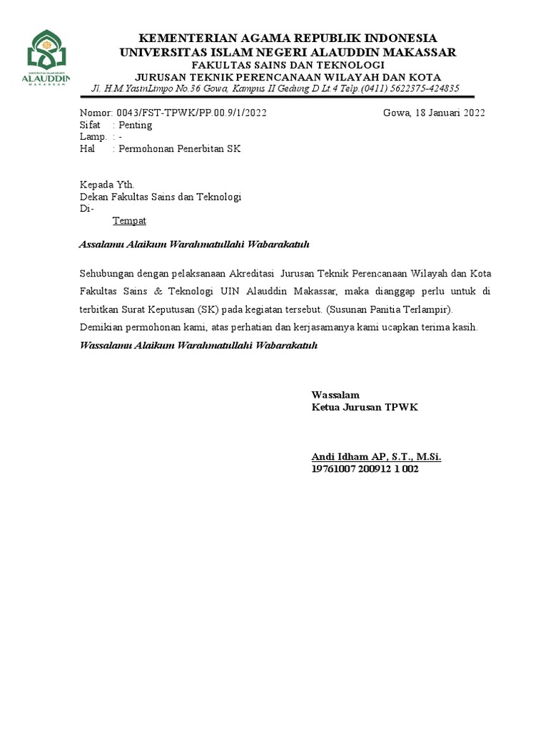 Persuratan Kegiatan | PDF