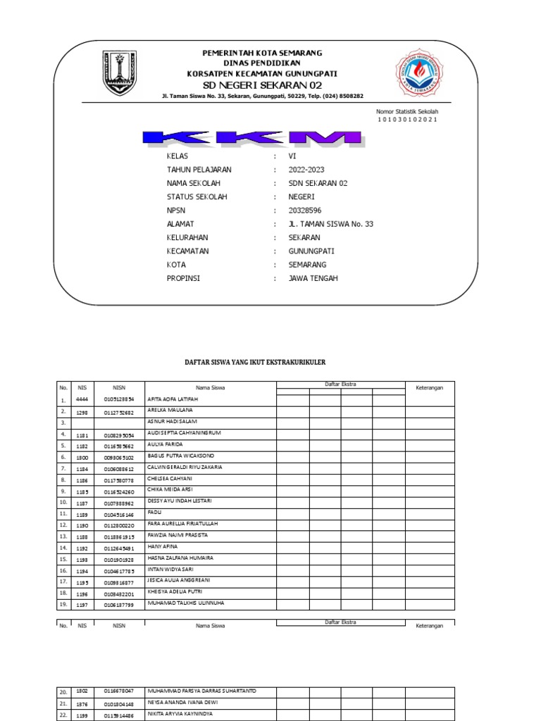 Buku Ekstrakurikuler | PDF