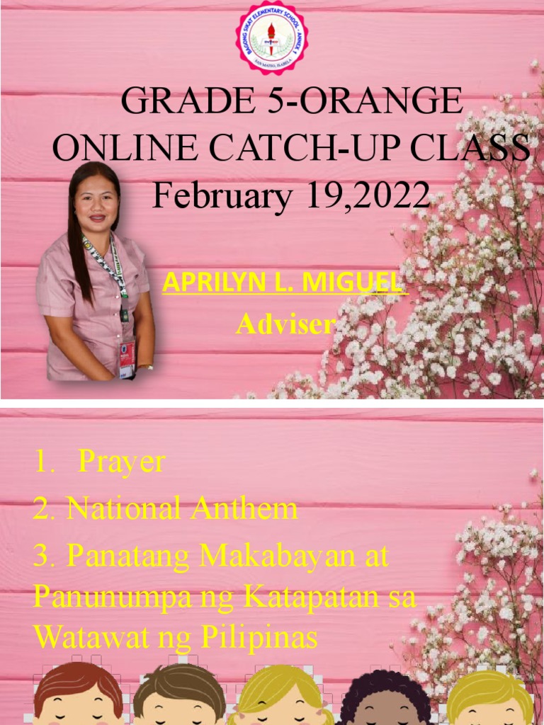 Grade 5-Orange Online Catch-Up Class | PDF | Turtle | Ant