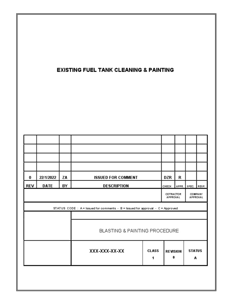 Wet Abrasive Blasting Procedure Guide | PDF | Paint | Humidity