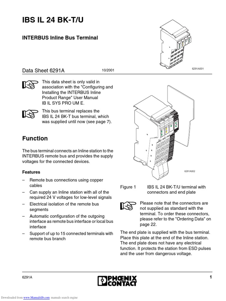 Ibs Il 24 Bktu | PDF | Power Supply | Fuse (Electrical)