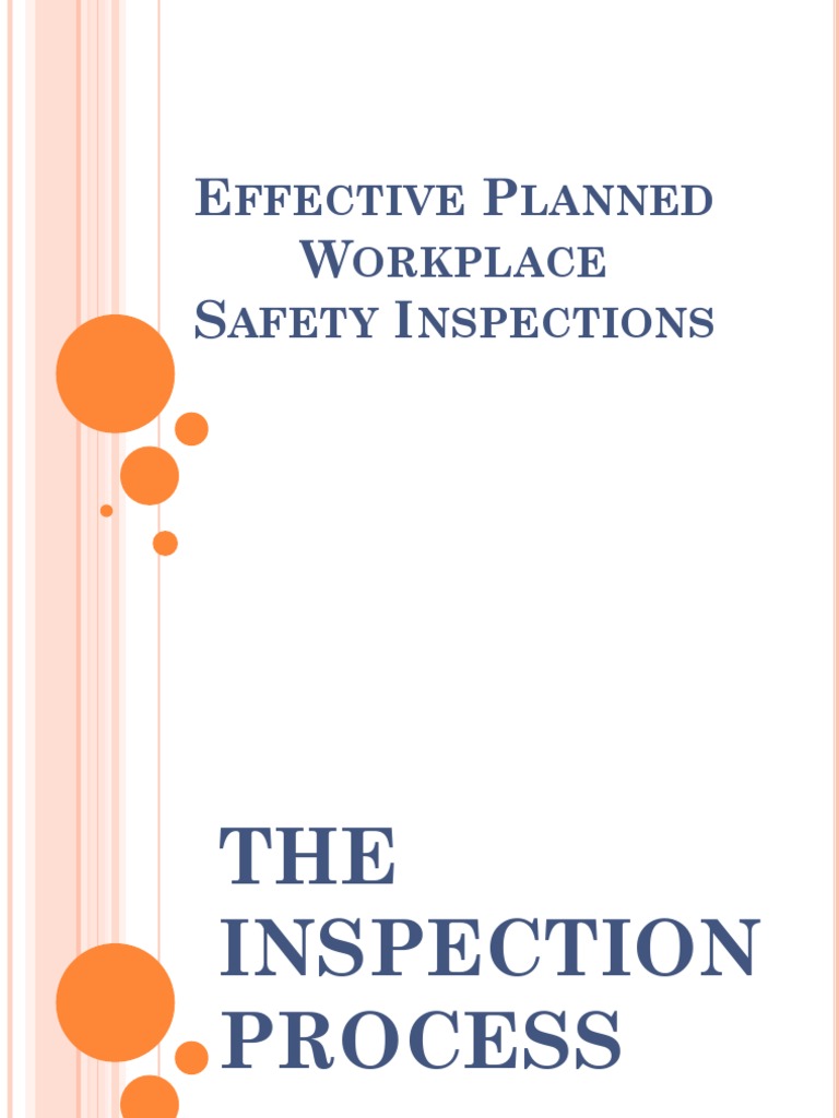 Workplace Safety Inspection Guide | PDF | Safety | Fire Safety