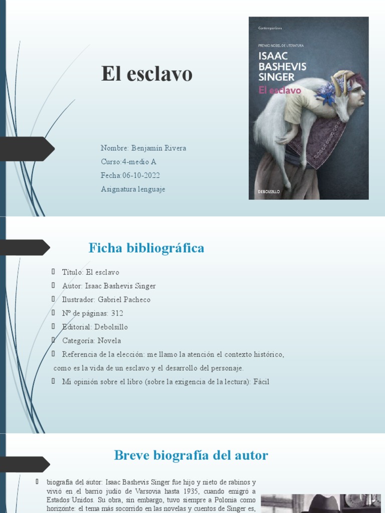 El Esclavo Pdf Judios Judios Y Judaísmo