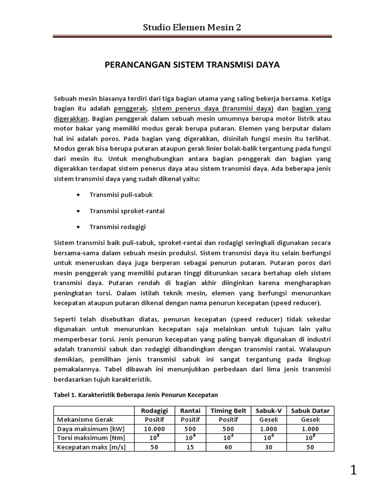 2 Modul Perancangan Sistem Transmisi Daya | PDF
