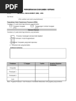 Borang Pergerakan Modul 1GFMAS | PDF