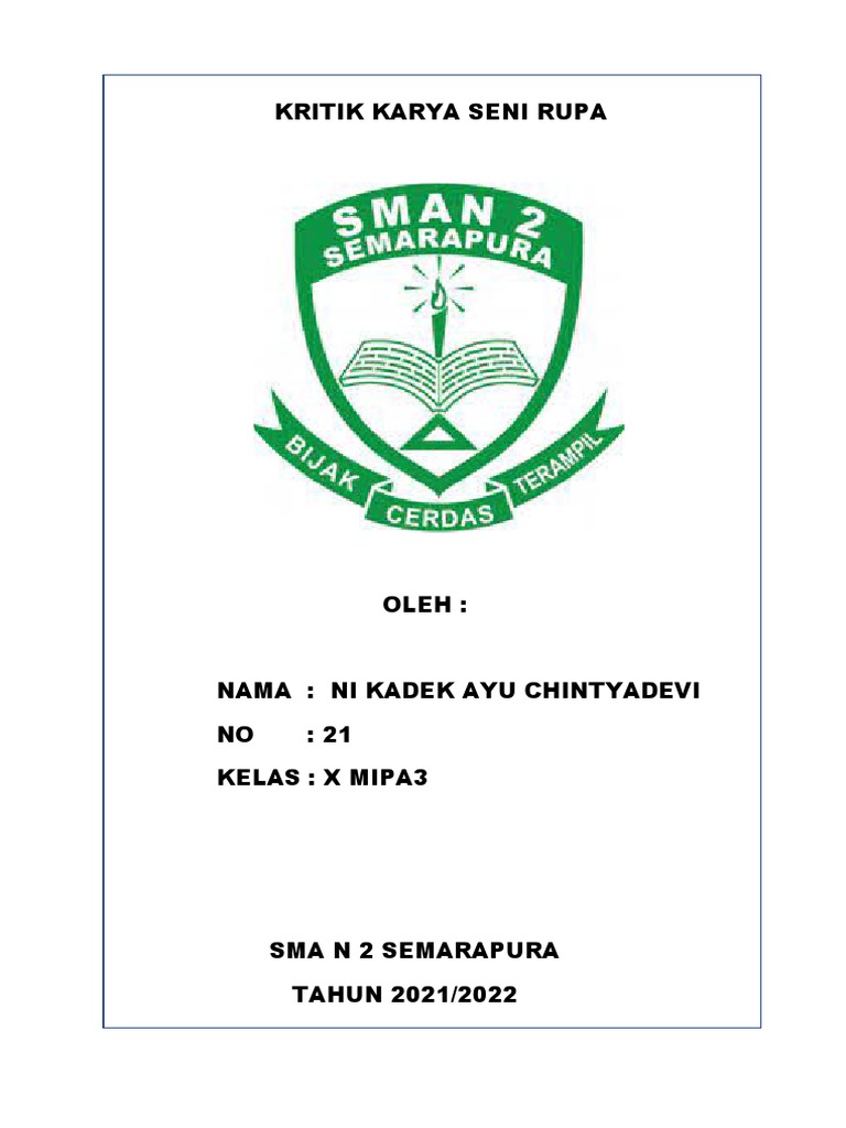 Kritik Karya Seni Rupa Pdf