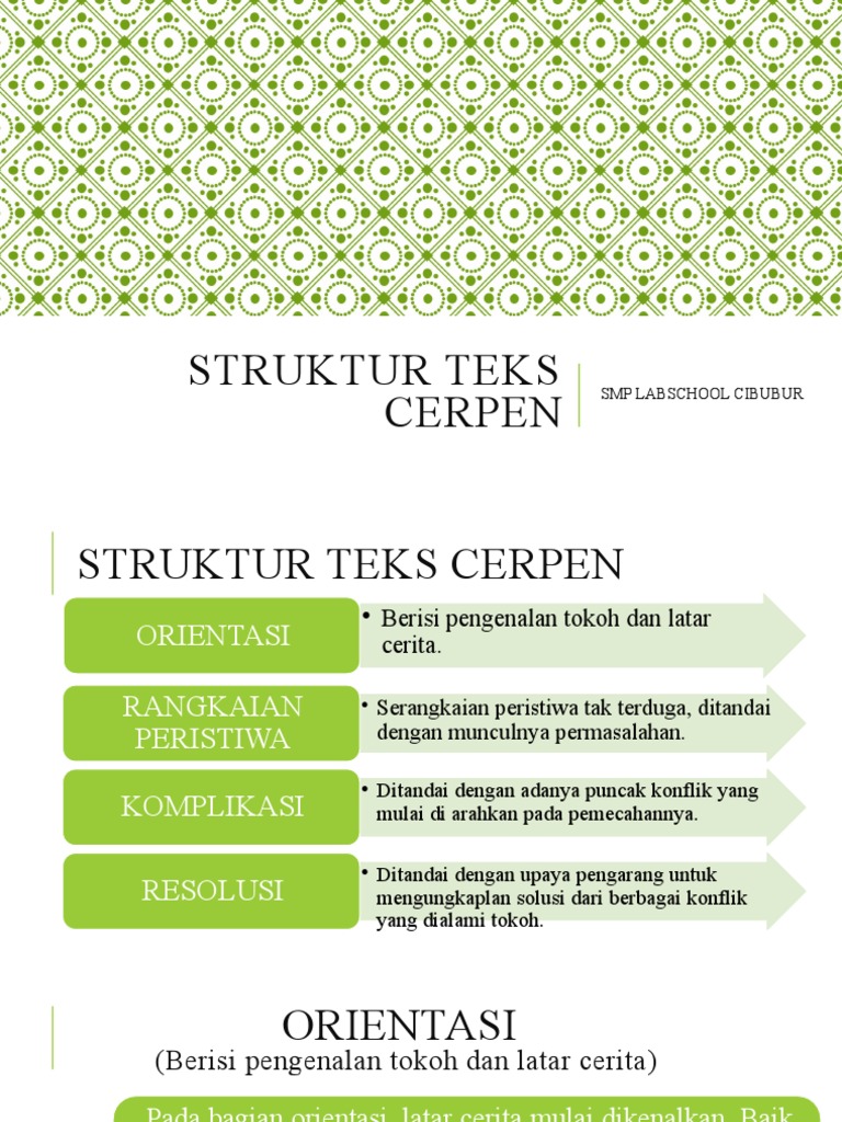 Struktur Teks Cerpen | PDF