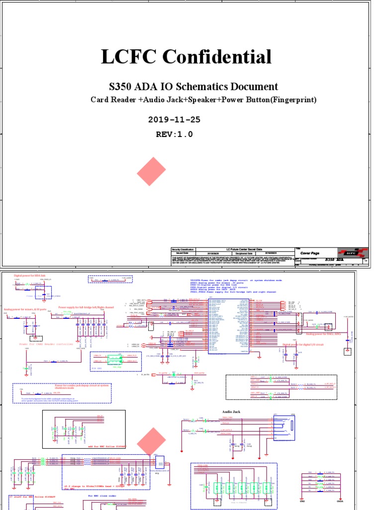 S350 ADA IO Schematics Overview | PDF | Information Age | Computer Science