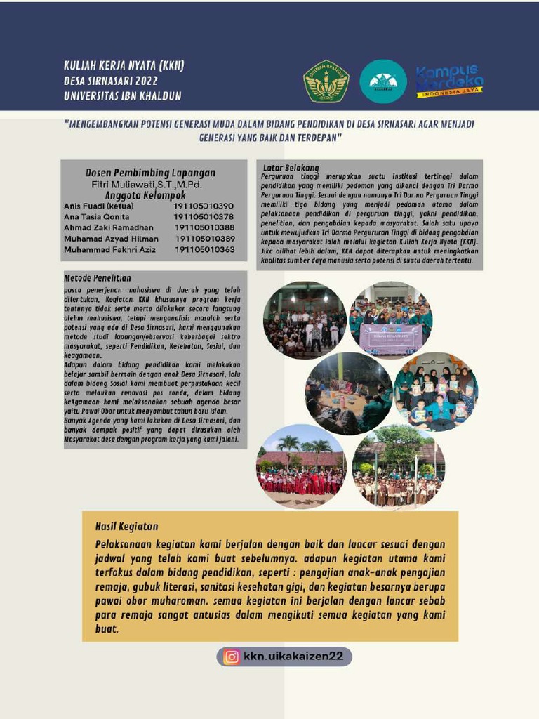 Poster KKN Kaizen | PDF