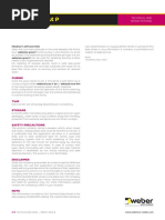 TDS Webertec 301 | PDF | Concrete | Composite Material