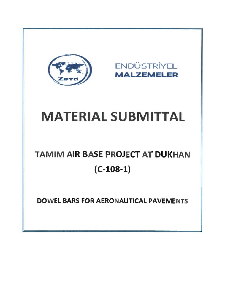 Zeta Material Submittal | PDF