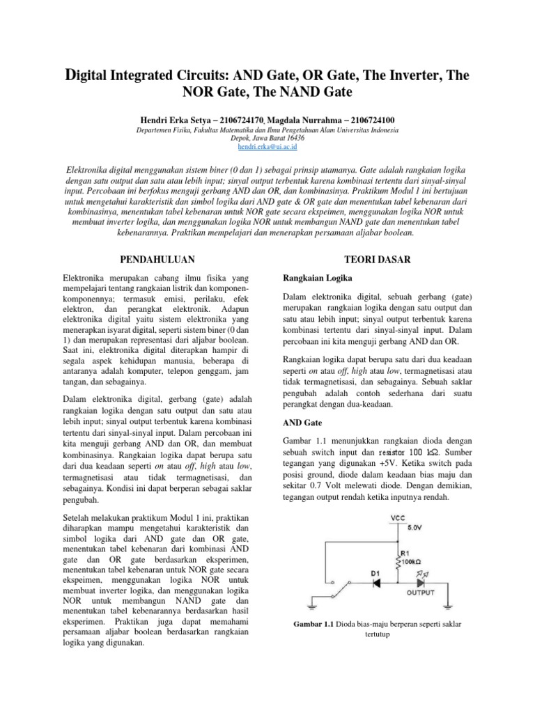 Laprak Modul 1 | PDF | Sains & Matematika | Komputer