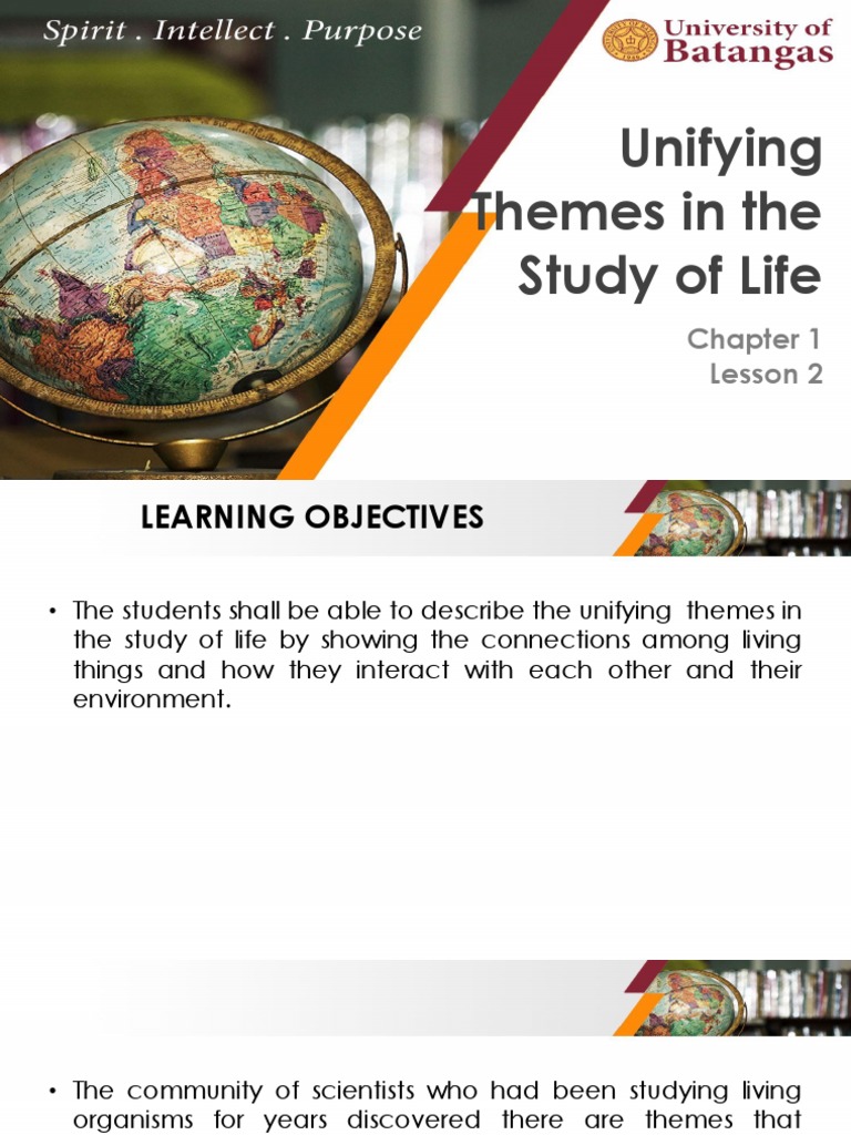 4 Unifying Themes in The Study of Life | PDF | Life | Organisms