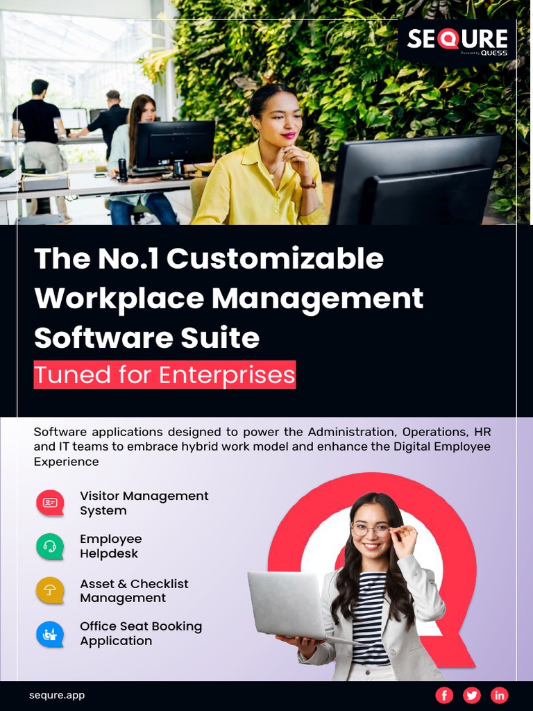 SeQure - Customized Workplace Management Software - Facility Management System | PDF