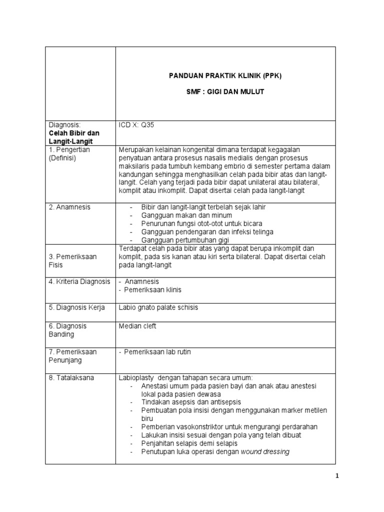 PPK Gigi - PPK SMF GIGI & MULUT 2017 RSP | PDF