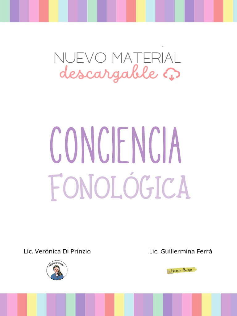 Conciencia Fonológica - Material | PDF