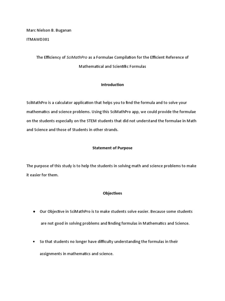 Concept Paper | PDF | Mathematics | Science Concept Paper | PDF | Mathematics | Science