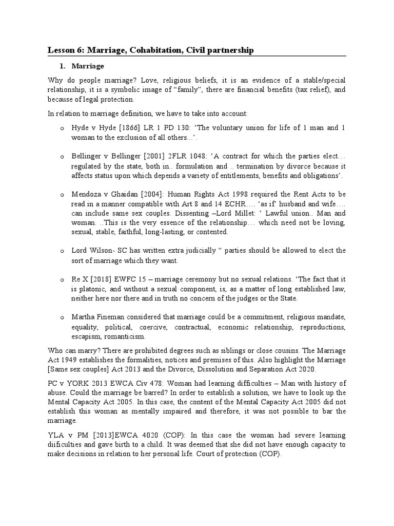 Lecture 6 | PDF | Marriage | Annulment Lecture 6 | PDF | Marriage | Annulment