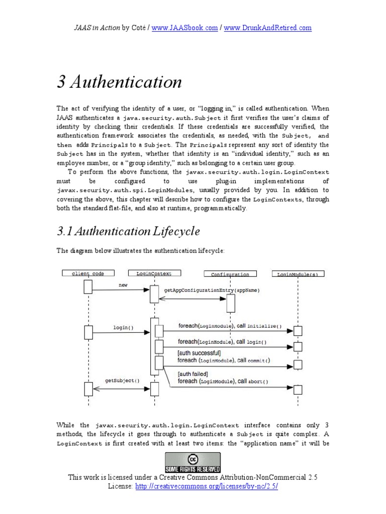 Jaas in Action - Chapter03 02 | PDF | Method (Computer Programming) | Password