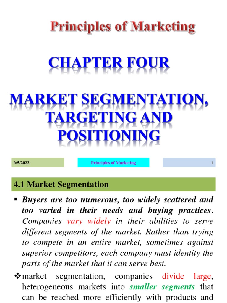 Marketing Segmentation Guide | PDF | Market Segmentation | Marketing