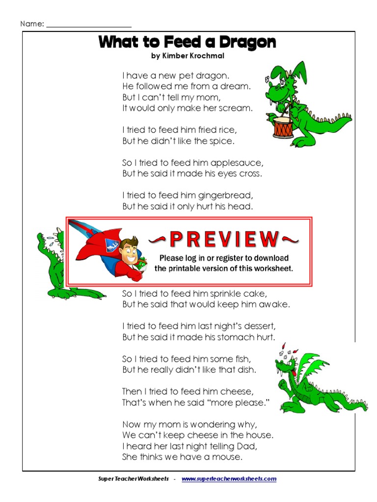 What to Feed Your Dragon | PDF