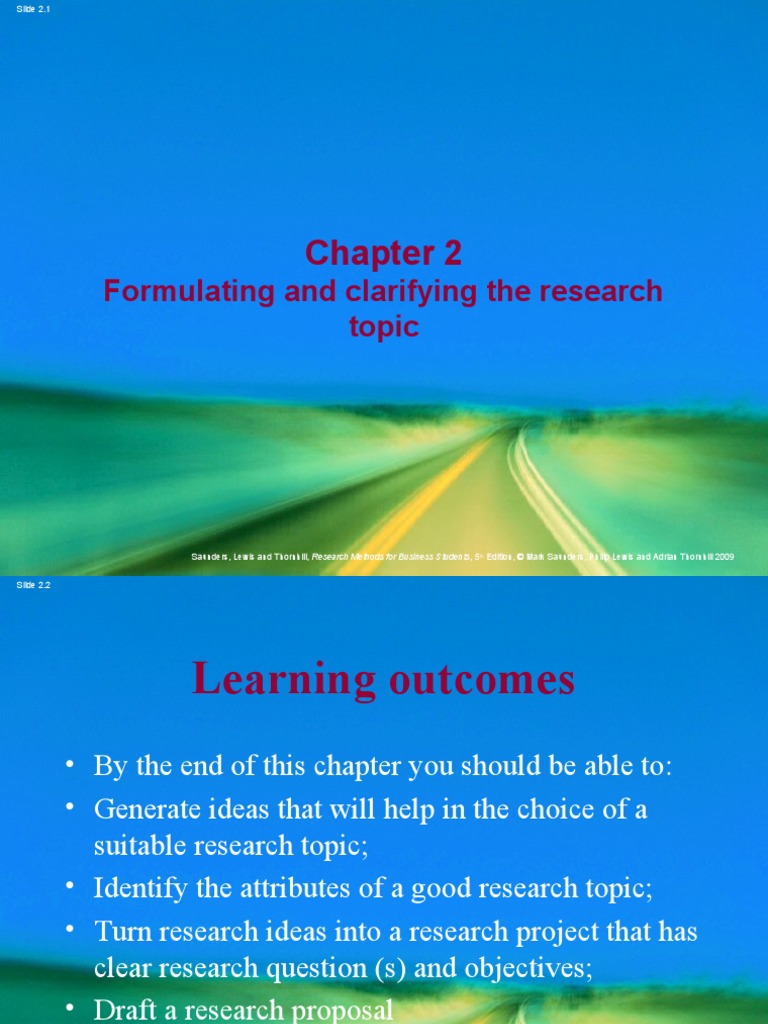Chapter 2 Research2 | PDF | Theory | Thought