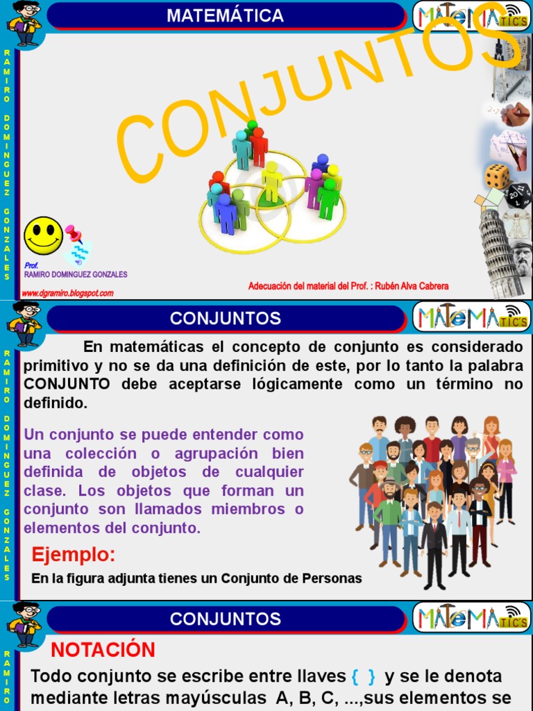 Conjuntos | PDF | Conjunto (Matemáticas) | Matemáticas