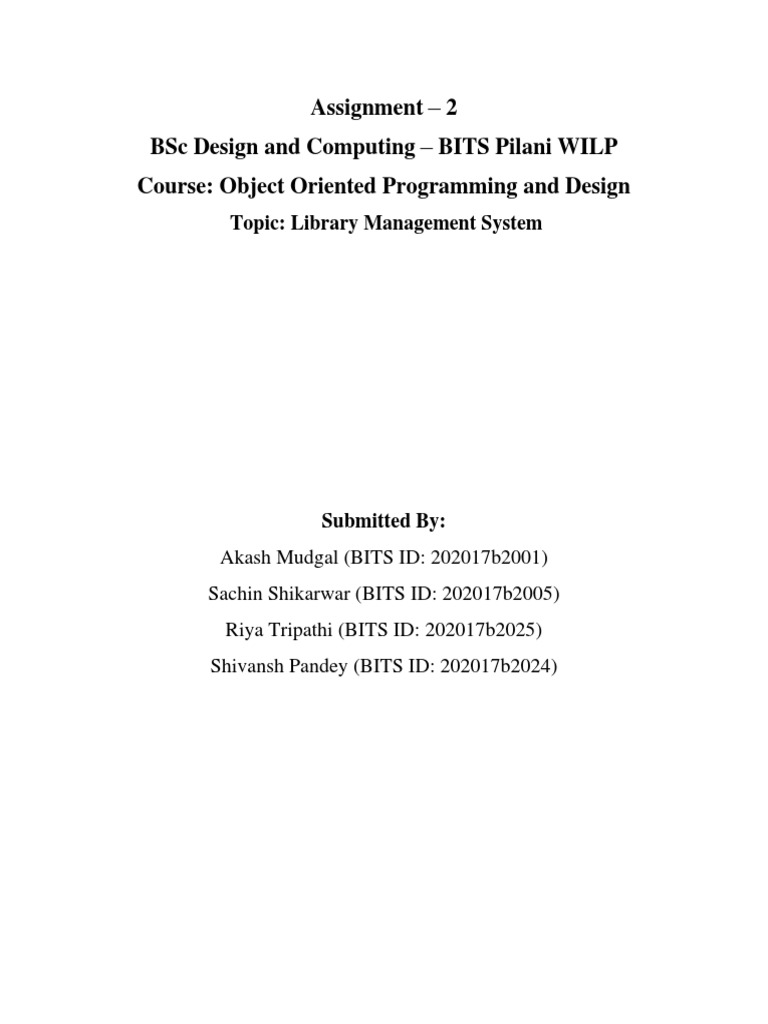 Library Management System in Java | PDF | Libraries | Pointer (Computer ...