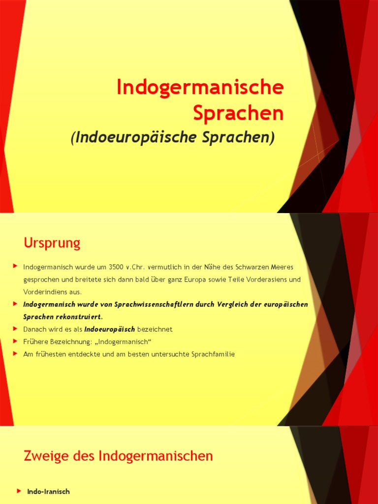 Indogermanische Sprachen | PDF