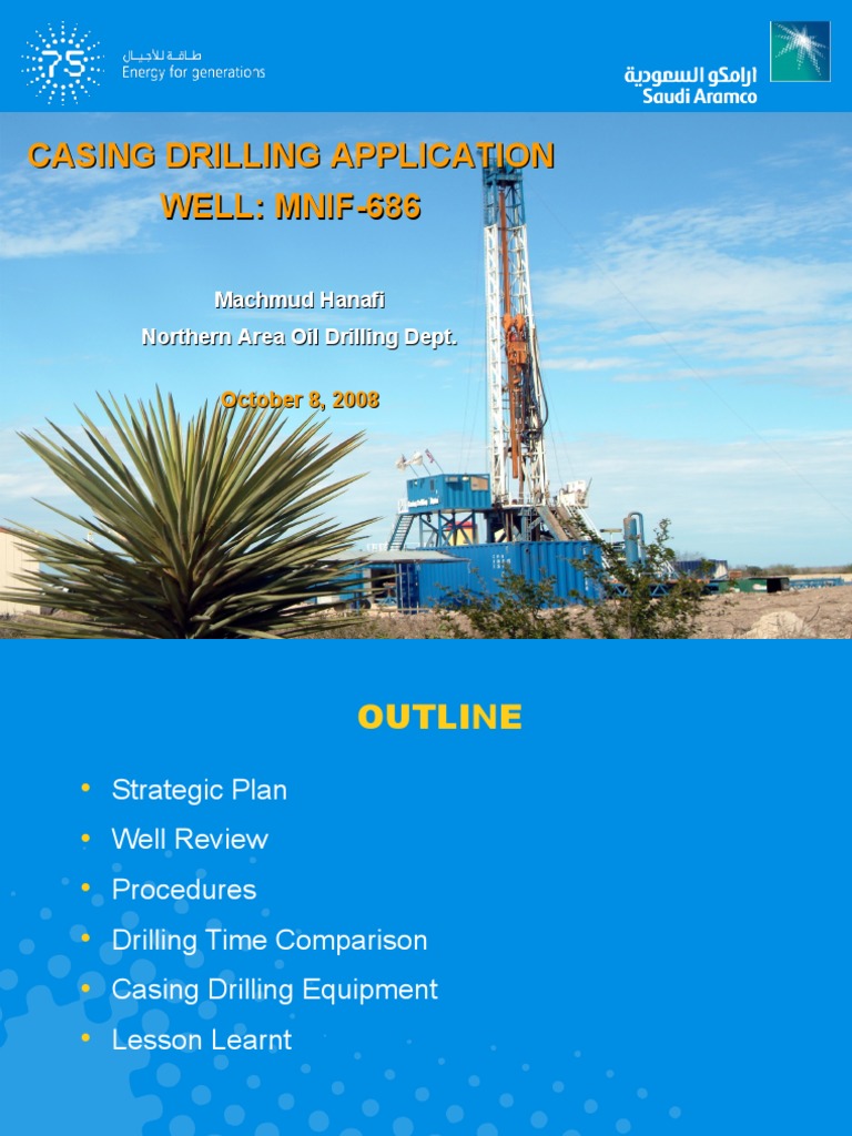 Presentation in CSG DRLG 1 | PDF | Casing (Borehole) | Drilling