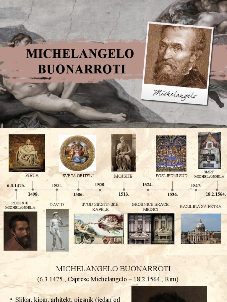 Michelangelo Buonarroti | PDF