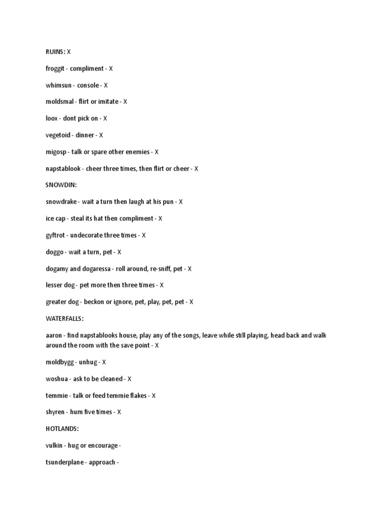 Undertale Golden Creditsss | PDF | Poetry