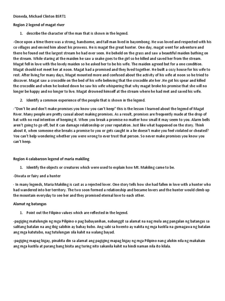 The Legend of Magat River | PDF | General Fiction