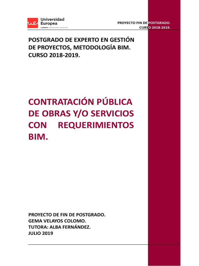 Requerimientos Bim | Descargar gratis PDF | Organización internacional para la estandarización ...