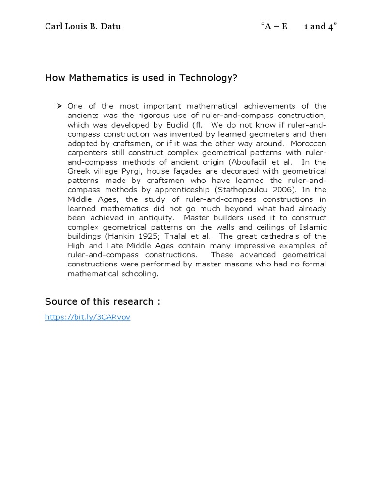02 Task Performance 1 - ARG - DATU | PDF | Geometry | Expense