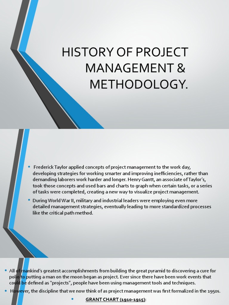 History of Project Management & | PDF | Agile Software Development ...
