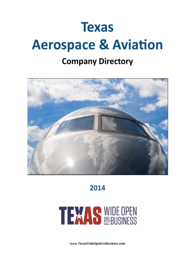 Aerospace Directory Texas | PDF | Aerospace | Aviation