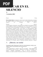 Consignas para Hacer Silencio | PDF