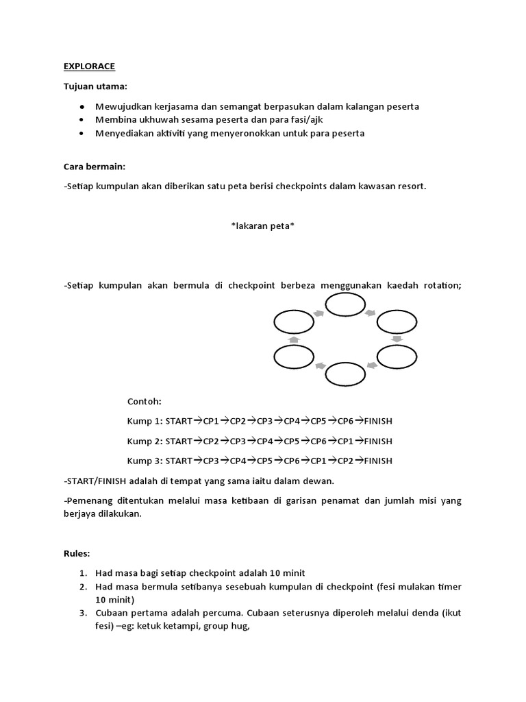 Contoh Aktiviti Explorace | PDF