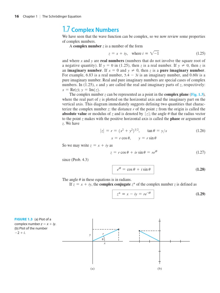 Complex Numbers From Ira N. Levine - Quantum Chemistry-Pearson (2013 ... Complex Numbers From Ira N. Levine - Quantum Chemistry-Pearson (2013 ...