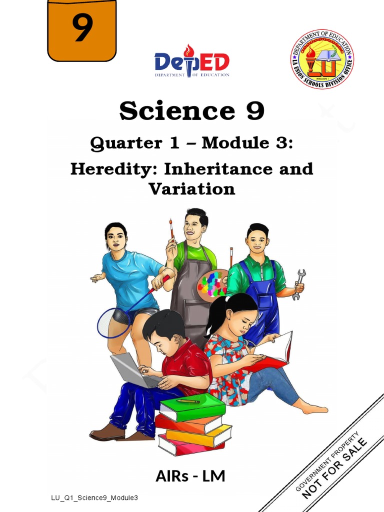 Science 9 Module 3 Q1E | PDF | Dominance (Genetics) | Genotype